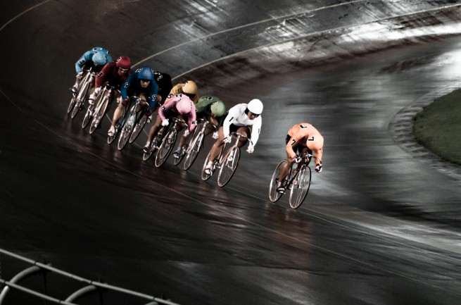 Japanese KEIRIN (競輪) Night race | The Radavist | A group of individuals ...