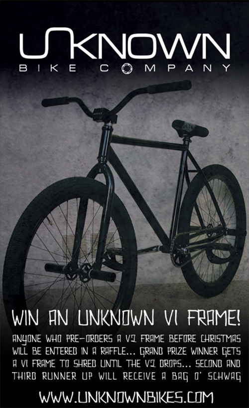 Unknown Bike Company: Frame Giveaway | The Radavist | A group of ...