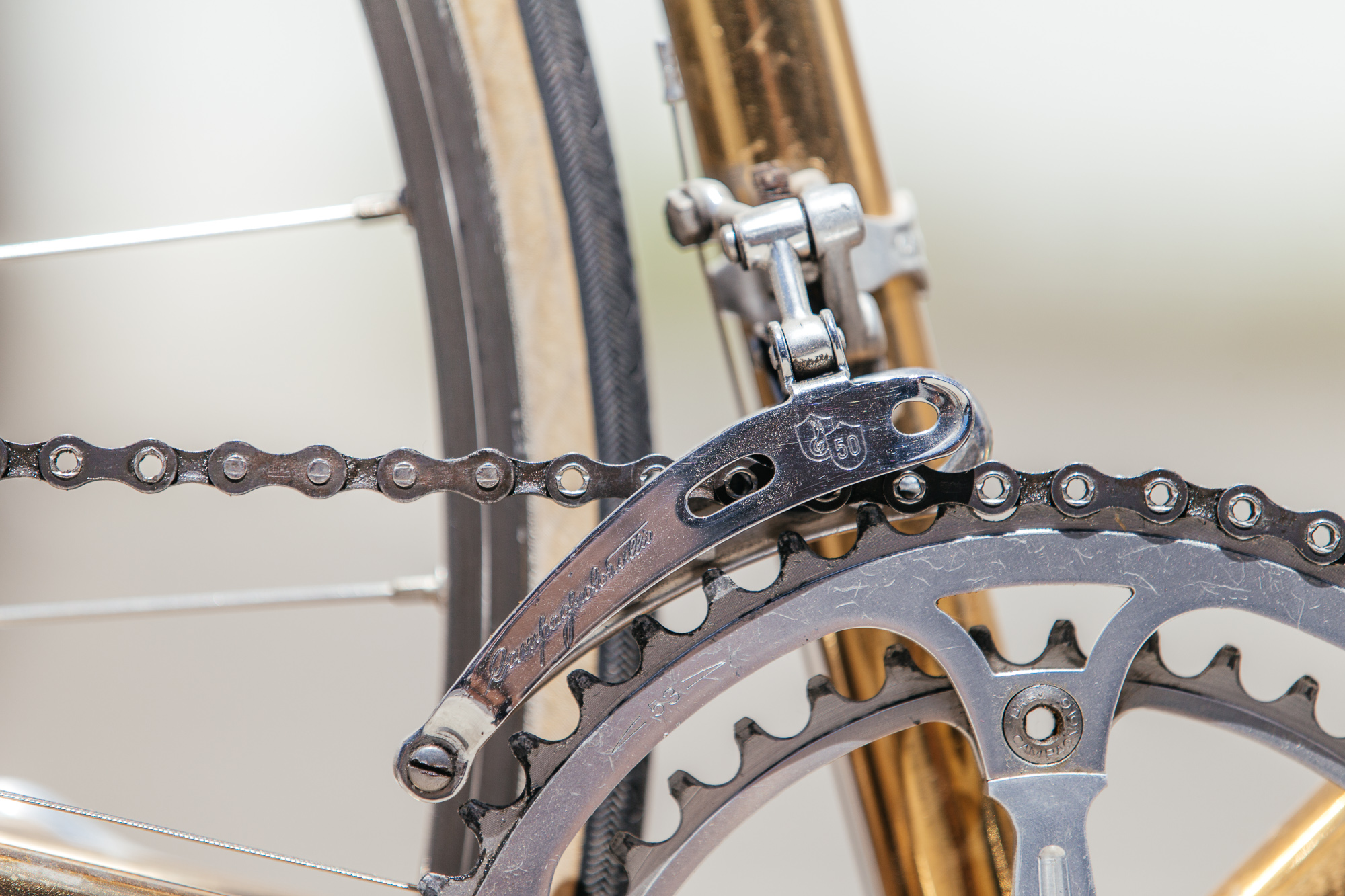 A Shifter Bikes Gilded Eddy Merckx Professional with Campagnolo 50th ...