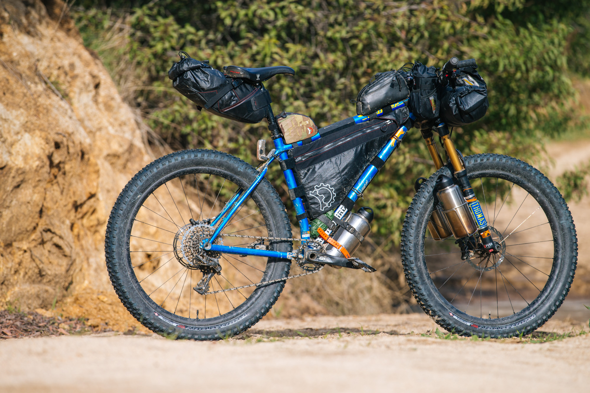 Tom’s Hunter Cycles 27.5+ Hardtail Loaded Up for the Baja Divide – John ...