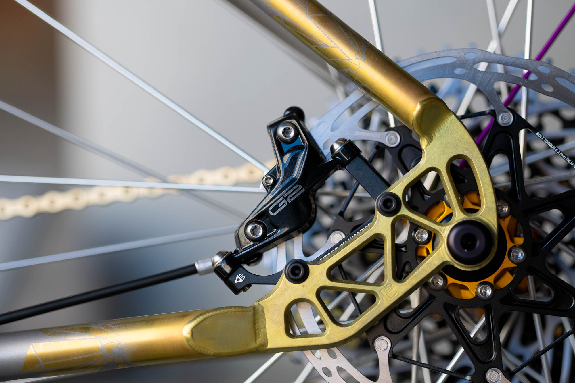 Philly Bike Expo: Engin Cycles Gilded Ti Hardtail – Jarrod Bunk | The ...