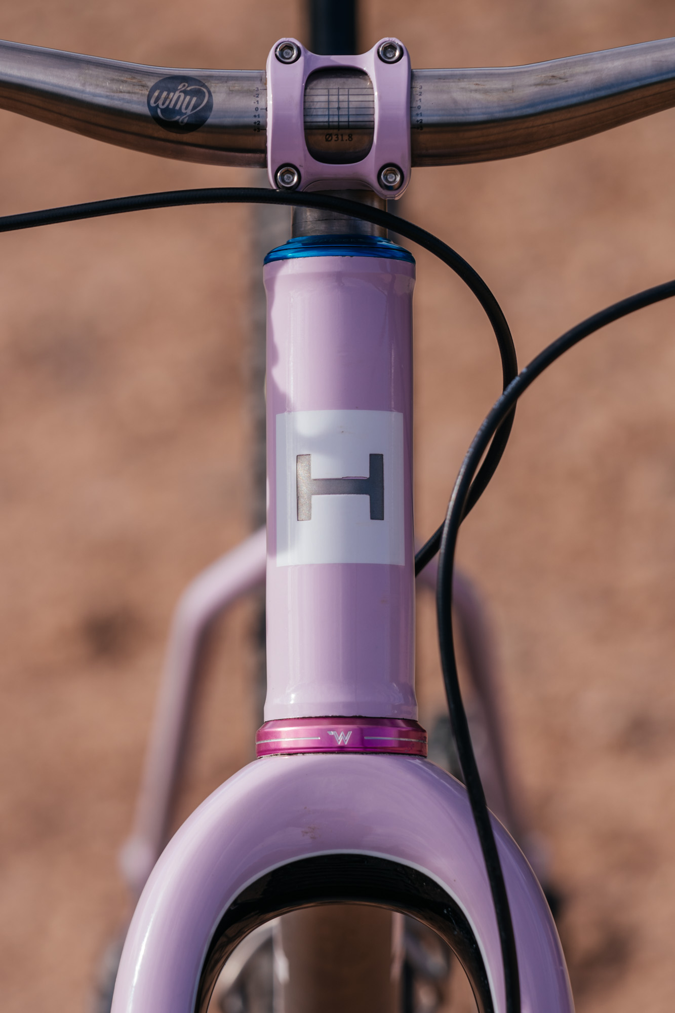 Simon’s Lavender Titanium Haley Cycles 29+ Rigid MTB – john watson ...