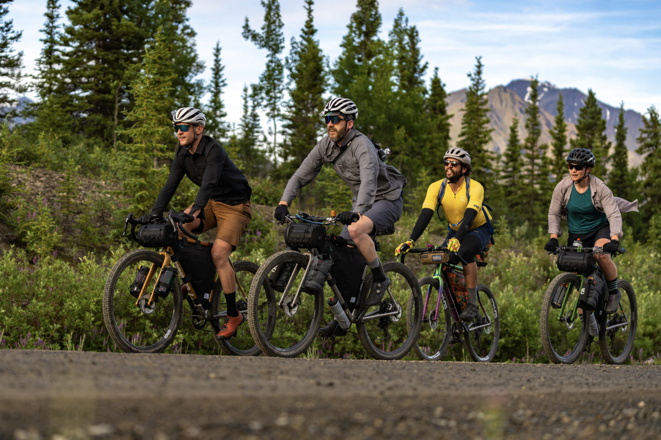130 Miles Bicycle Touring Through Alaska: Team Mosaic on the Denali ...