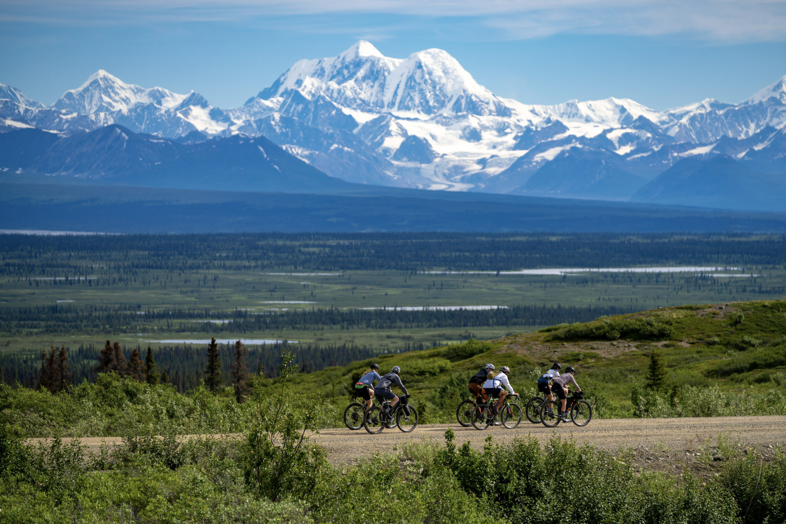 130 Miles Bicycle Touring Through Alaska: Team Mosaic on the Denali ...