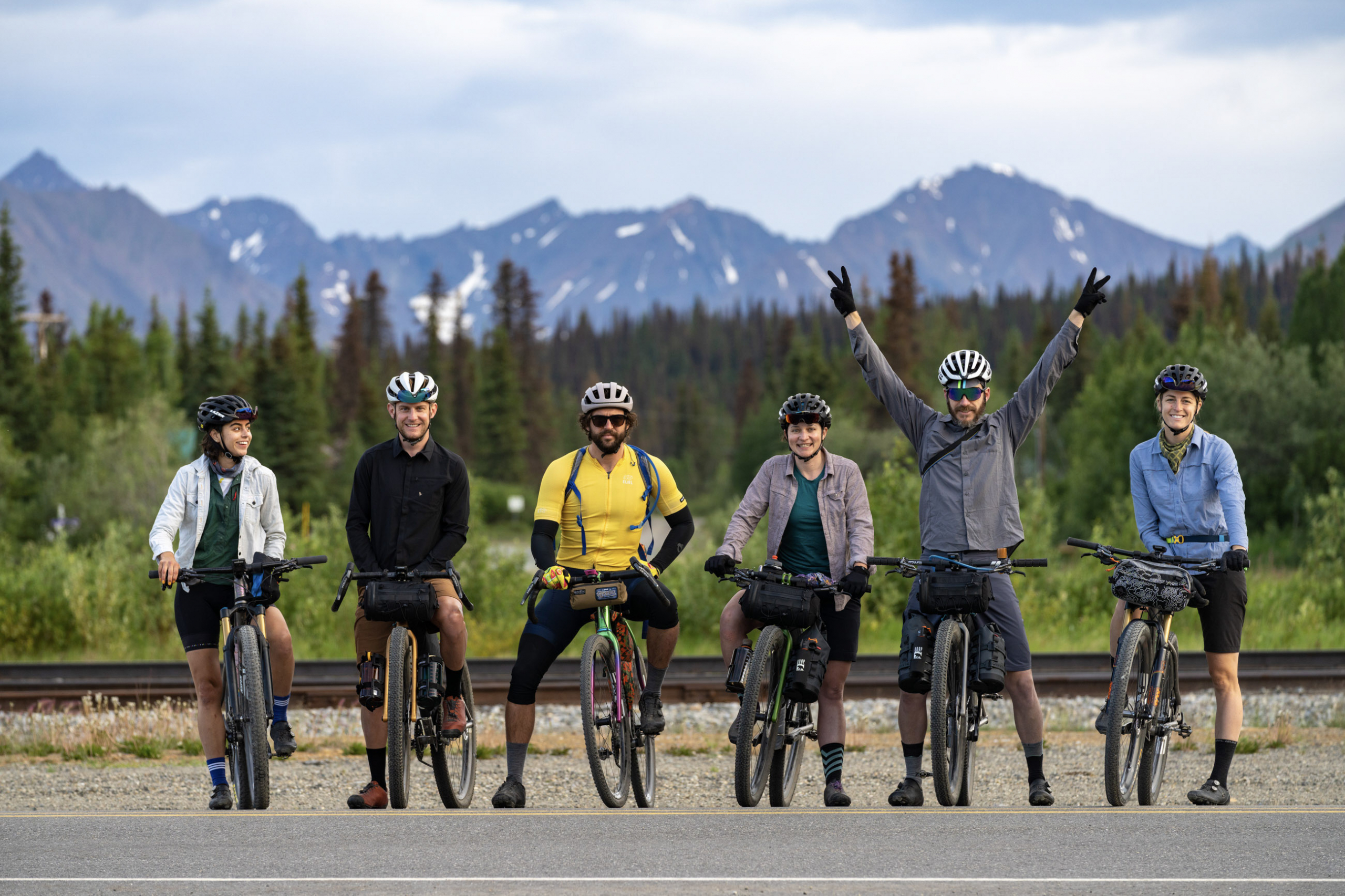 130 Miles Bicycle Touring Through Alaska: Team Mosaic on the Denali ...
