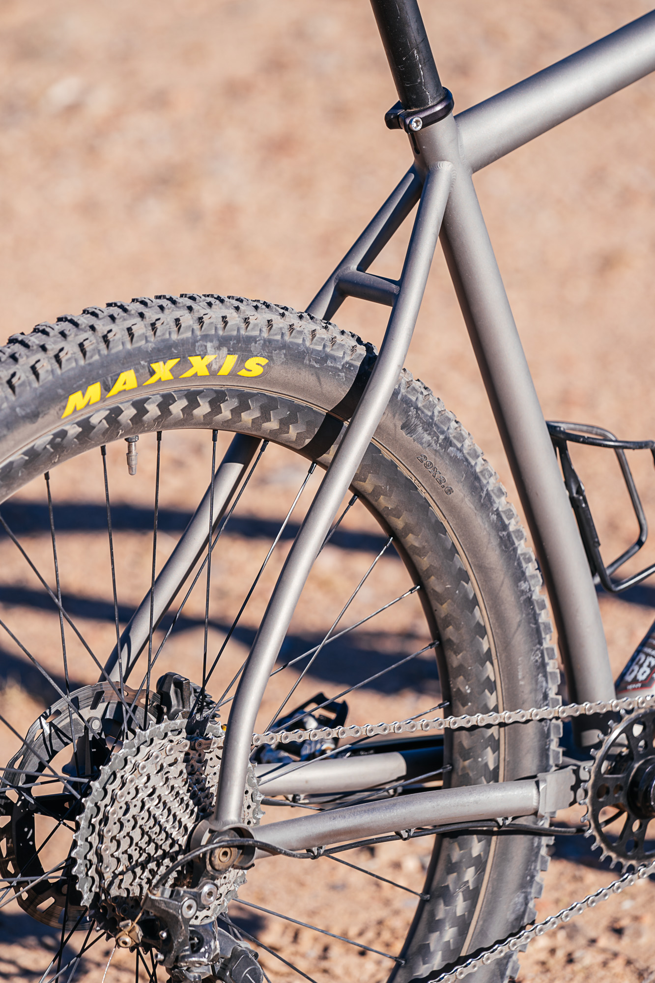 Alex’s Tall, Lean, and Mean Custom Slug Bicycles Gasser Rigid Titanium ...