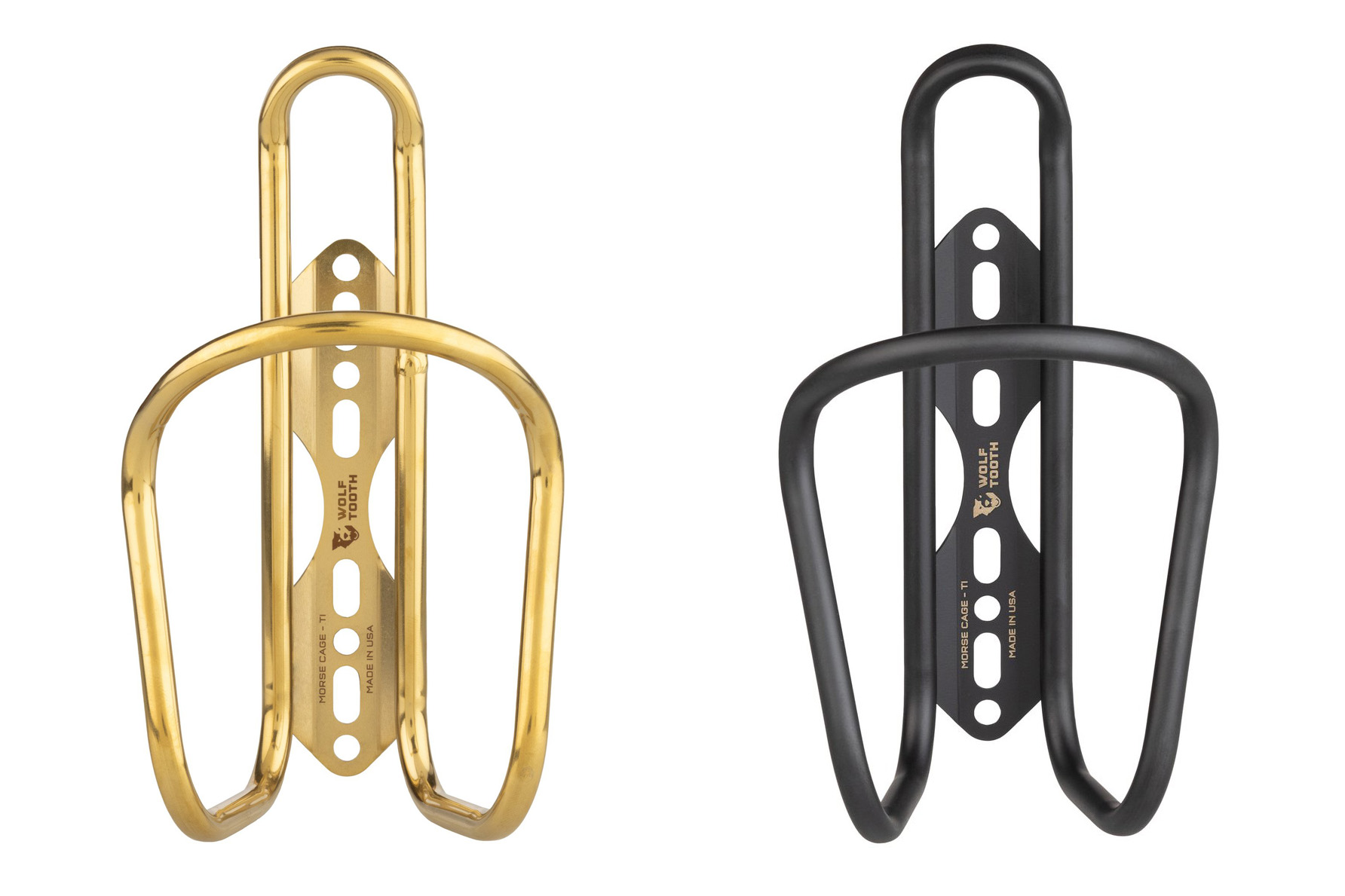 Wolf Tooth’s Limited Edition Gold and Black Ti Morse Cages | The ...