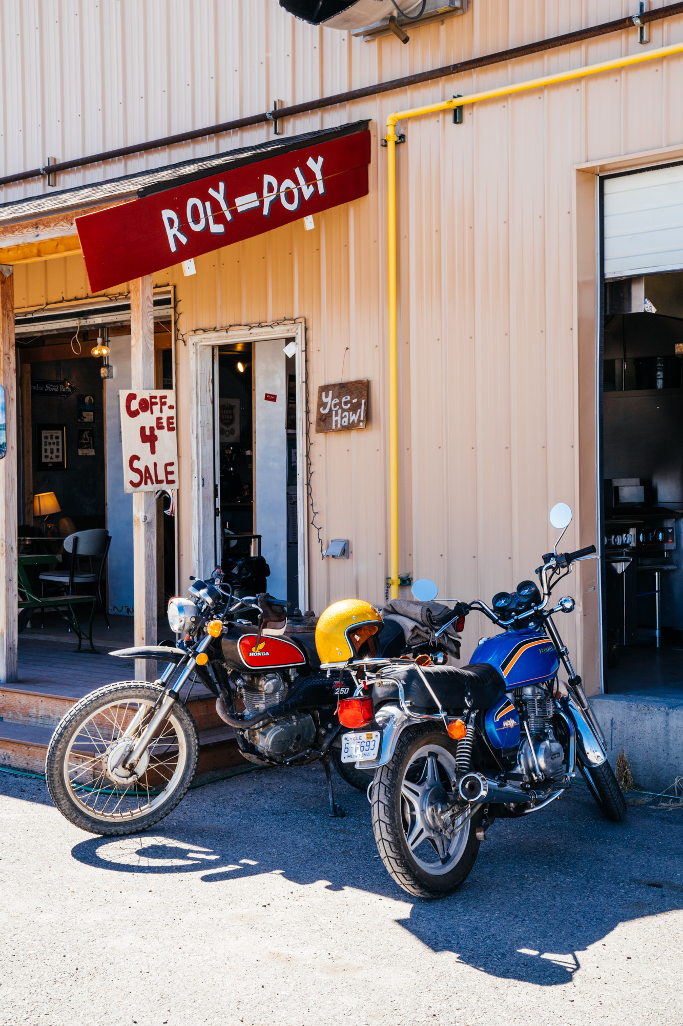 A Pit Stop at Roly Poly Coffee in Bozeman: Vintage Threads, Old Trucks ...