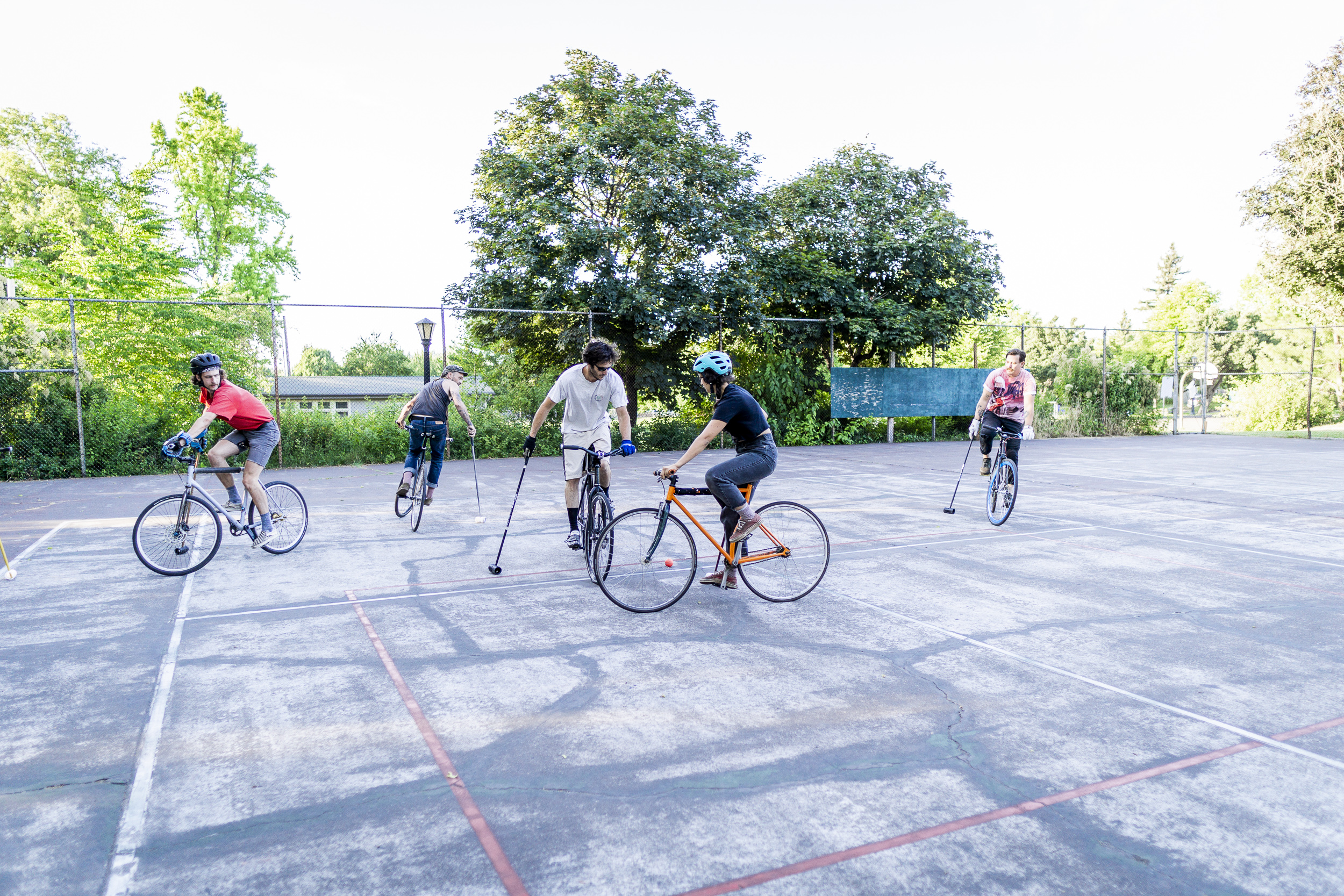 Hotdogs and Mallets: The Eugene Bike Polo Club – Katie Sox | The Radavist | A group of ...