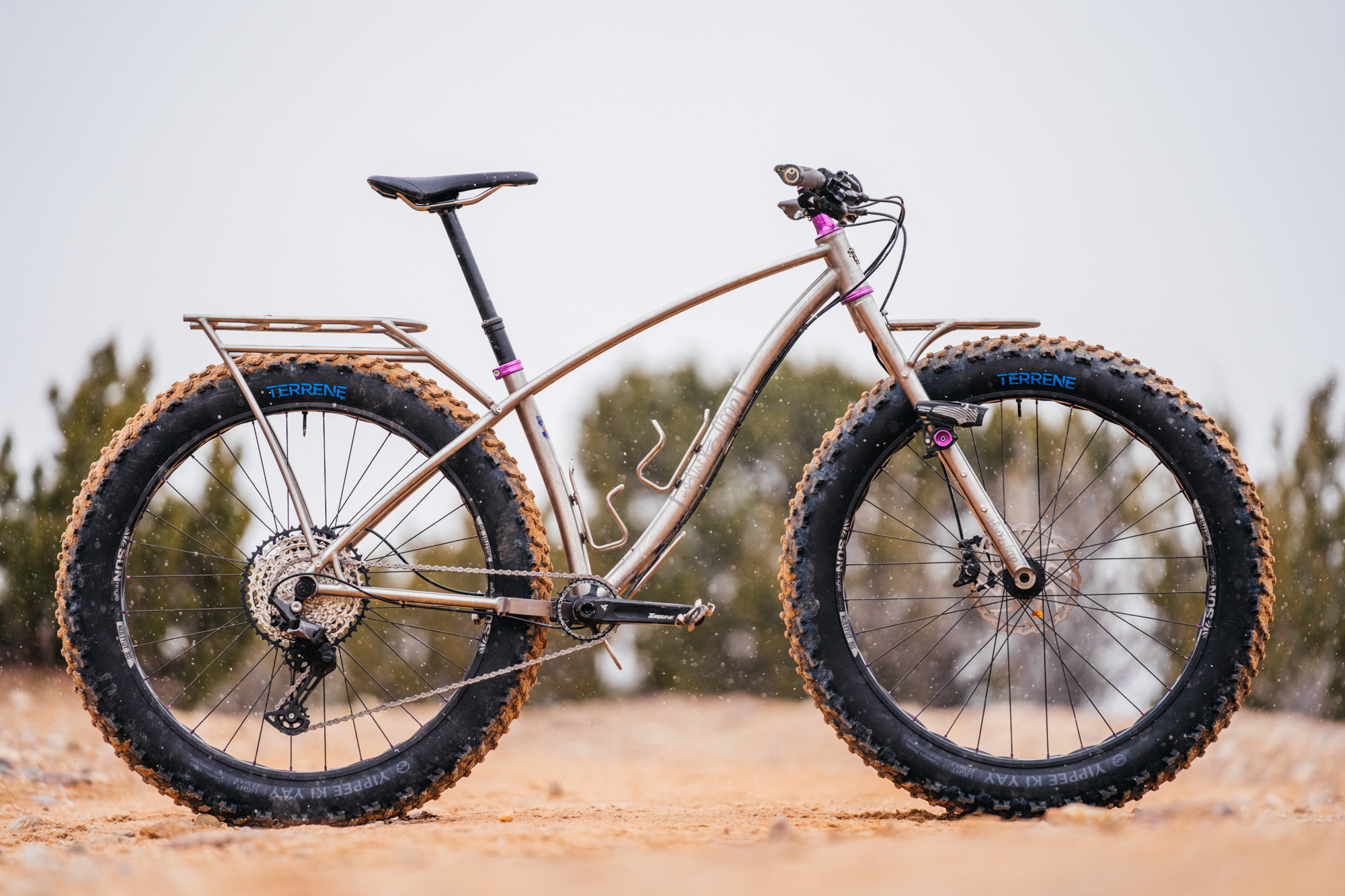 Four Seasons: Daniel and His Custom Black Sheep Titanium Fat Bike ...