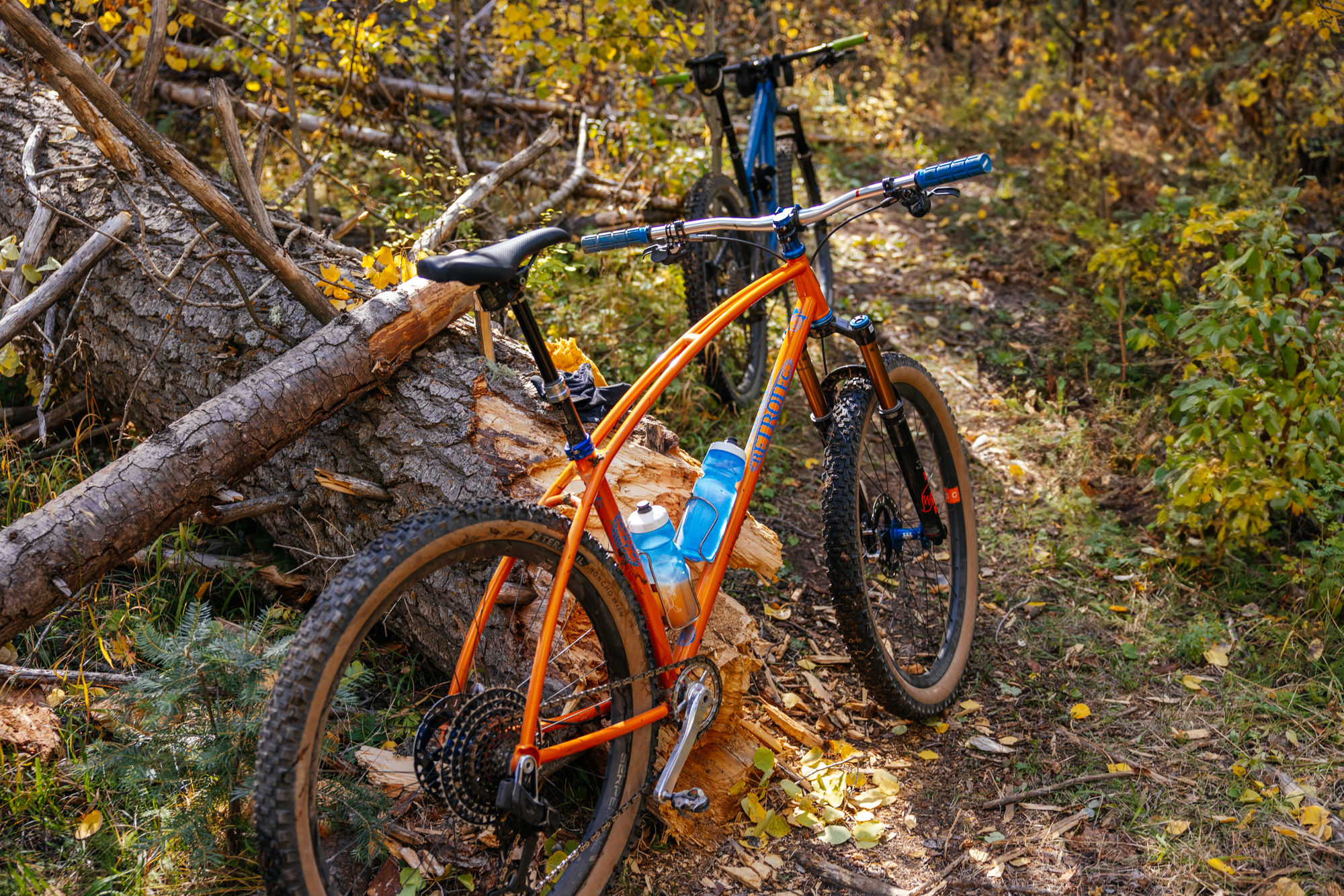 Curtis Inglis and His Retrotec Twin Top Tube Funduro 140mm Hardtail ...