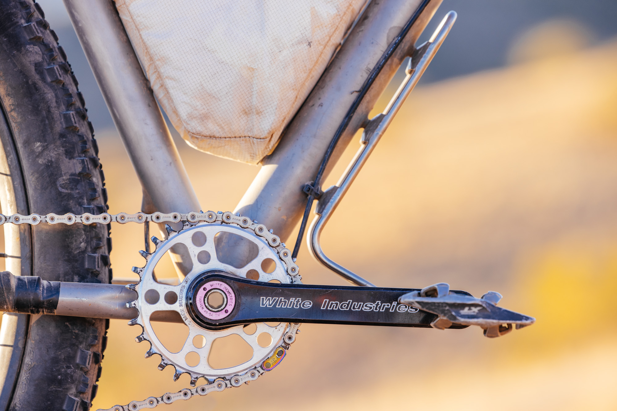 Falconer Cycles Now Offers Titanium Frames: A Look at Cameron’s Hardtail Touring Bike and Rack ...