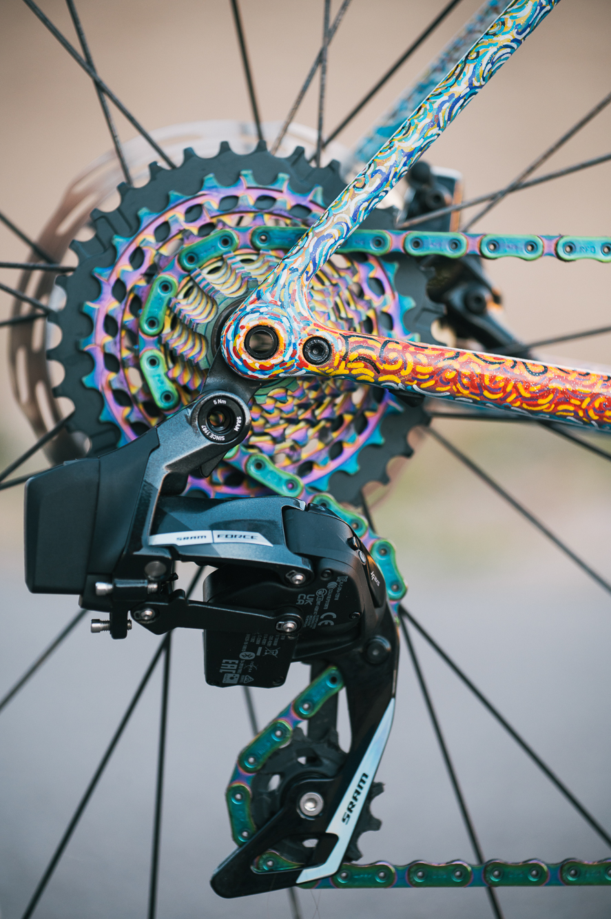 Veronica’s Custom Painted Specialized Aethos – Spencer Harding | The ...