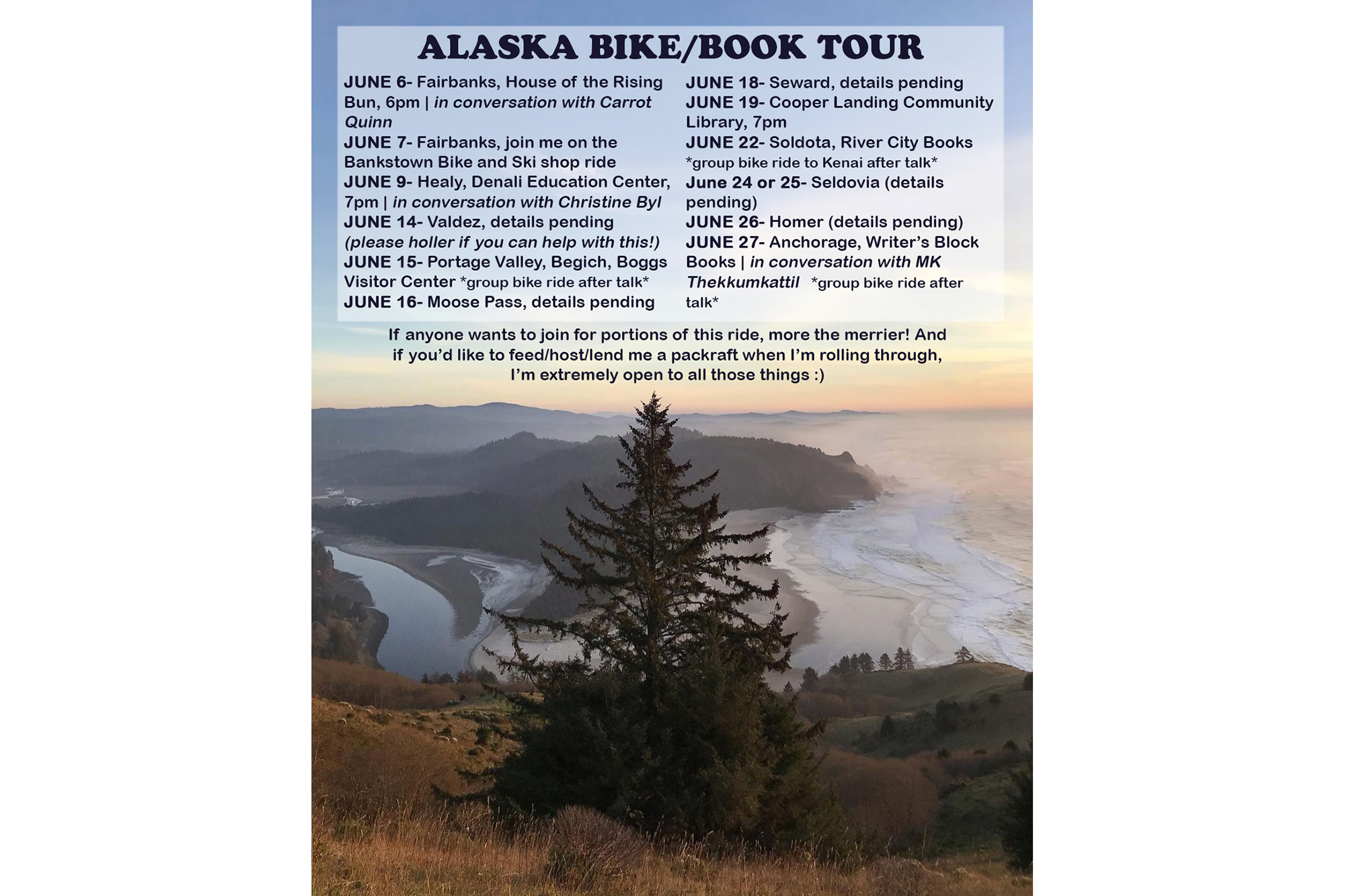 Tessa Hull’s Alaska Book + Bike Tour to Promote ‘Feeding Ghosts: A ...