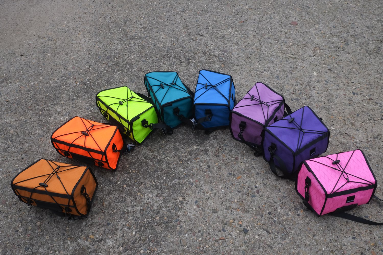 Gramm Tourpacking Diamond Bags Available in a Rainbow of 40 Colors ...